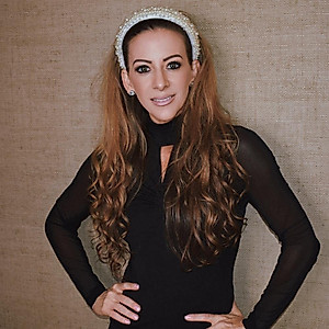 Natalie Mills GLAMBANDS! Glamorous Headbands for Ladies! Top Trending Hair Accessories. Rhinestone & Pearl Headbands