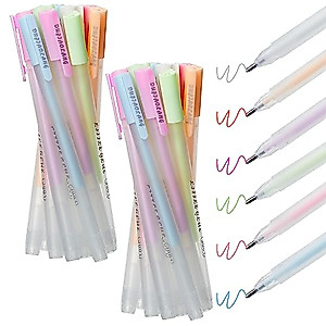 Fulmoon 24 Pieces Ball Point Glue Pen with Glue Refills for Quick Dry Glue Pen for Kids Paper Crafts Supplies Handmade Stationery DIY Kids School Craft Supplies