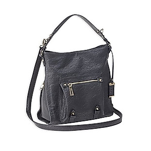 Bulldog Cases BDP-053 Hobo Anna Purse with Holster- Black