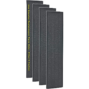 GermGuardian Air Purifier Filter FLT5000 Genuine HEPA Replacement Filter with Guardian Technologies GermGuardian Air Purifier GENUINE Carbon Filter 4-Pack