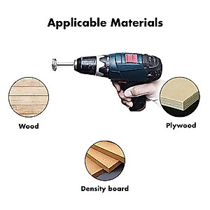 2-3/4 Inch 70mm Forstner Drill Bit Woodworking Hole Saw Wood Cutter, Professional Alloy Steel Wood Drilling Woodworking Hole Boring Bit Power Rotary Cutting Tool (Blue)