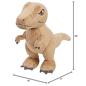 Jurassic World Plush Collector Set, 4-pieces, 7-inch Dinosaur Stuffed Animals, Kids Toys for Ages 3 Up, Amazon Exclusive by Just Play
