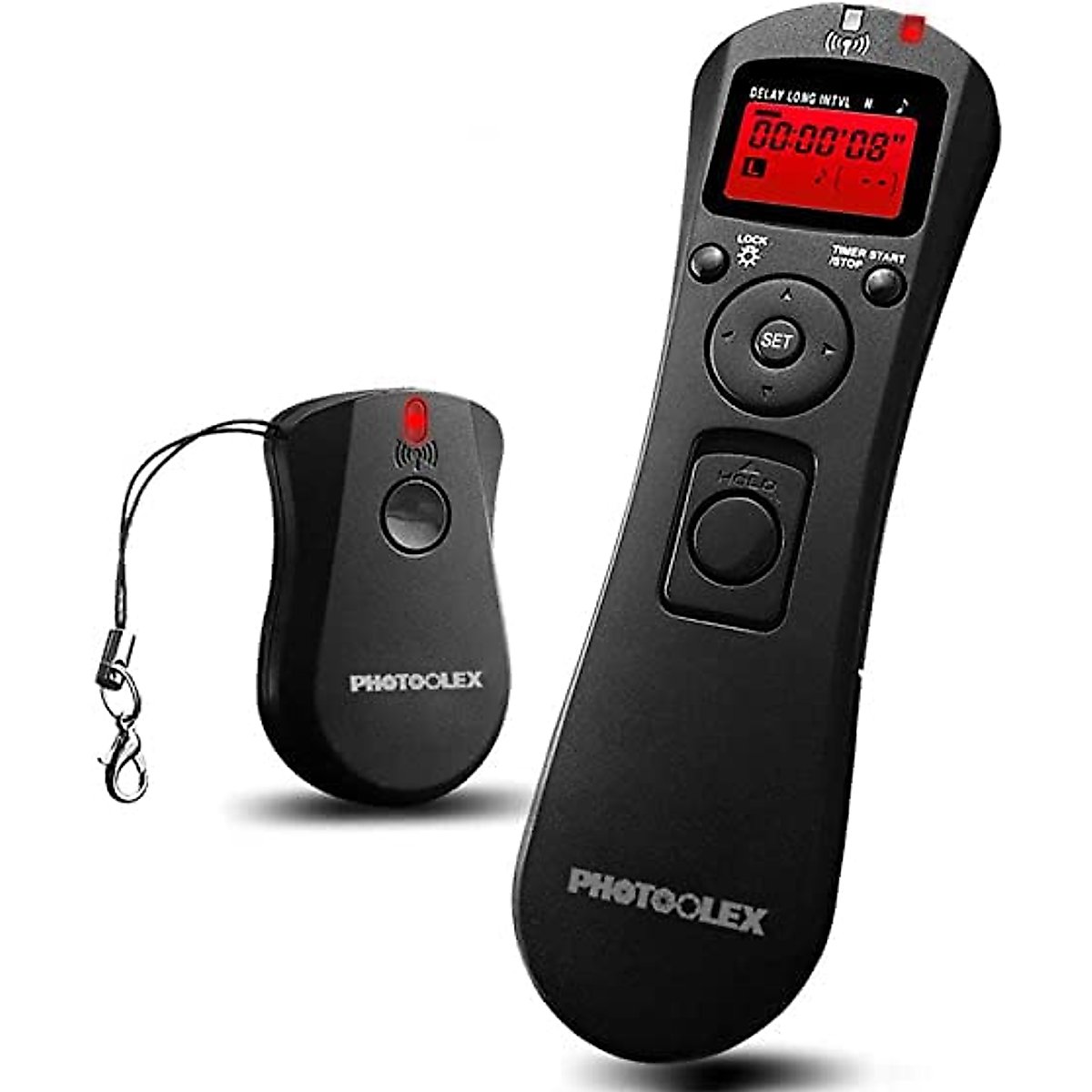 PHOTOOLEX Intervalometer Digital Camera Remote Shutter Release Controller LCD Timer Control 2.4G Wireless for Canon EOS Rebel T6 T7 80D 70D 60D 60Da 77D T7i T6i T6s SL2 SL1 T5 T3 T5i T4i T3i T2i