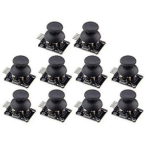 WMYCONGCONG 10 PCS Game Joystick Breakout Module Game Controller Replacement Joystick Control Stick Compatible with PS2 Switch Joy-Con Controller