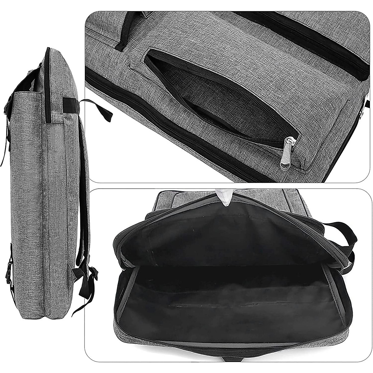 Ibluelover 4K Art Portfolio Carry Case Bag Drawboard Storage Tote Portable Handheld Shoulder Box Artist Drawing Board Sketch Easel Art