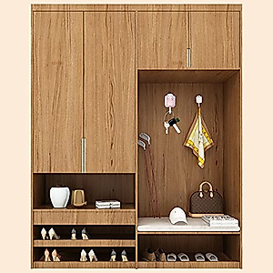 NUANNUAN 4 Pieces Coat Hooks Cute Cat Shape Punch Free Adhesive Hooks, Plastic Creative Home Storage Utility Wall Decorations Hanger Holder for Hanging Hat Towel Backpacks Key Scarf Bags