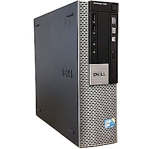 Dell Optiplex 980 Desktop PC Bundle with Accessory Pack - Intel Core i5 3.1GHz, 4GB RAM, 250GB Hard Drive, DVD, Windows 10, WiFi (300Mbps) & Bluetooth 4.0, Keyboard, Mouse (Renewed)