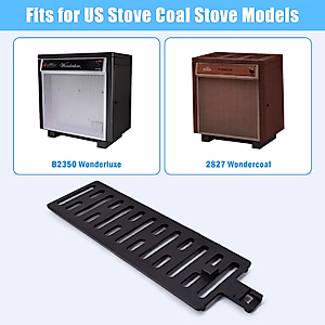 Adviace 40101 Coal Grate for US Stove & USSC Wonderluxe B2350, Wondercoal 2827, Vogelzang VG900 Wood and Coal Circulators.