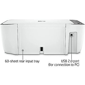HP DeskJet 27-55e Series All-in-One Color Inkjet Printer I Print Copy Scan I Mobile Printing I Wireless & USB Connectivity I Print Up to 5.5 ppm I Up to 4800 x 1200 DPI Print Resolution +Printer Cable