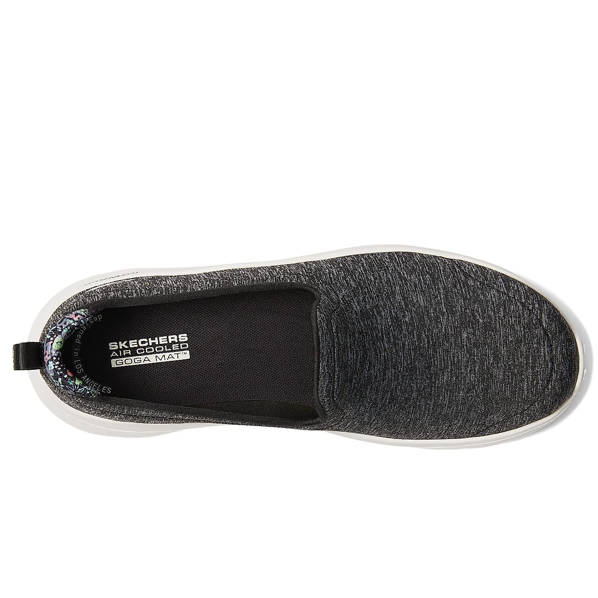 Skechers Women's GO Walk Flex-Clever View Sneaker, Black/White, 5.5