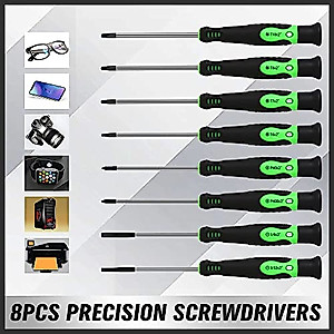 SWANLAKE 118PCS Magnetic Screwdrivers Set With Plastic Ranking,Tools For Men