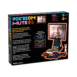 Buffalo Games - You're On Mute Game - Fast Paced Hillarious Game Play - Great for Game Night - Relevant Topics