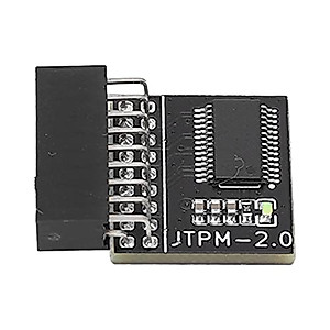 18 Pin Security Module TPM 2.0 Remote Card Encryption Module, TPM2.0 Module Board LPC Interface Compatible with PC