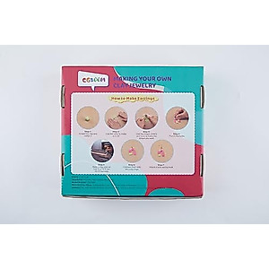 CGBOOM 527Pcs Polymer Clay Earring Making Kits,3 in 1 Clay Earring and Bracelet Making Kit, Jewelry Making Tools for Adults and Kids, Present for Girls,Teens and Adults