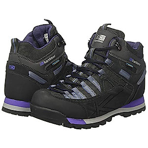 Karrimor Women's High Rise Hiking Boots, Black Black Purple Bkp, 7.5
