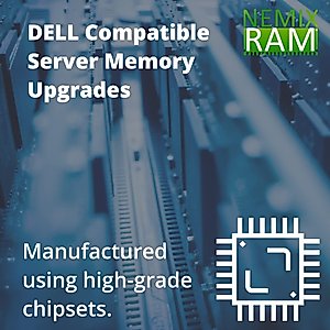 NEMIX RAM 16GB (1X16GB) DDR4 3200MHZ PC4-25600 2Rx8 1.2V CL22 288-PIN ECC RDIMM Compatible with Dell PowerEdge R6525 SNPM04W6C/16G AA783421 Registered Server Memory