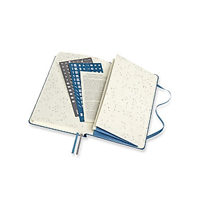 Moleskine Passion Journal, Books, Hard Cover, Large (5" x 8.25") Steel Blue, 400 Pages