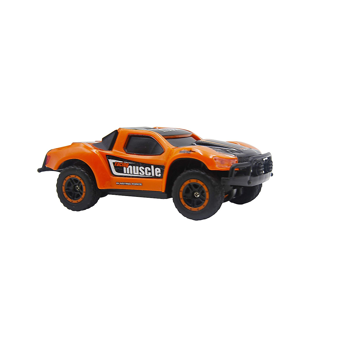 Blomiky 4WD 9MPH High Speed Racing RC Car 1/43 Scale 2.4GHz Electric Mini Remote Control Truck Vehicle D143 Orange