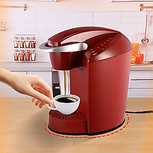 Coffee Maker Mover for Keurig K-Classic Coffee Maker,Slide Mat Sliding Mats Coffee Maker Mover Mixer Slider for Keurig Single Serve K-Cup Pod Coffee Brewer (Black)