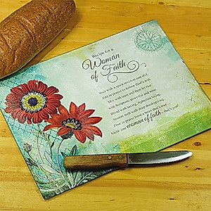 Abbey Gift Woman of Faith Cutting Board, 15.63 x 11.75"