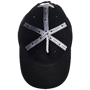 Champion unisex adult Ameritage Dad Adjustable Cap Headband, Medium Black, One Size US