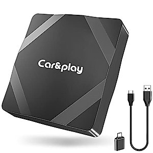 Geohyecc 2023 Newest Wireless Android Auto Adapter for OEM Factory Wired Android Auto to Wireless,Android Auto Dongle for Android Phones,5G Chip&5.8 GHZ WiFi,Plug&Play,Online Update