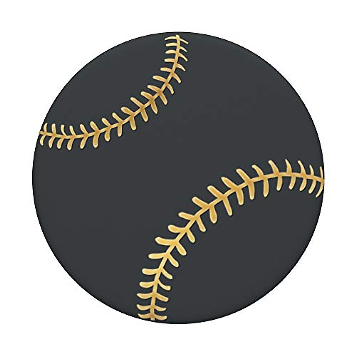 Dark light Baseball Softball On a Dark Gray Pattern PopSockets Swappable PopGrip