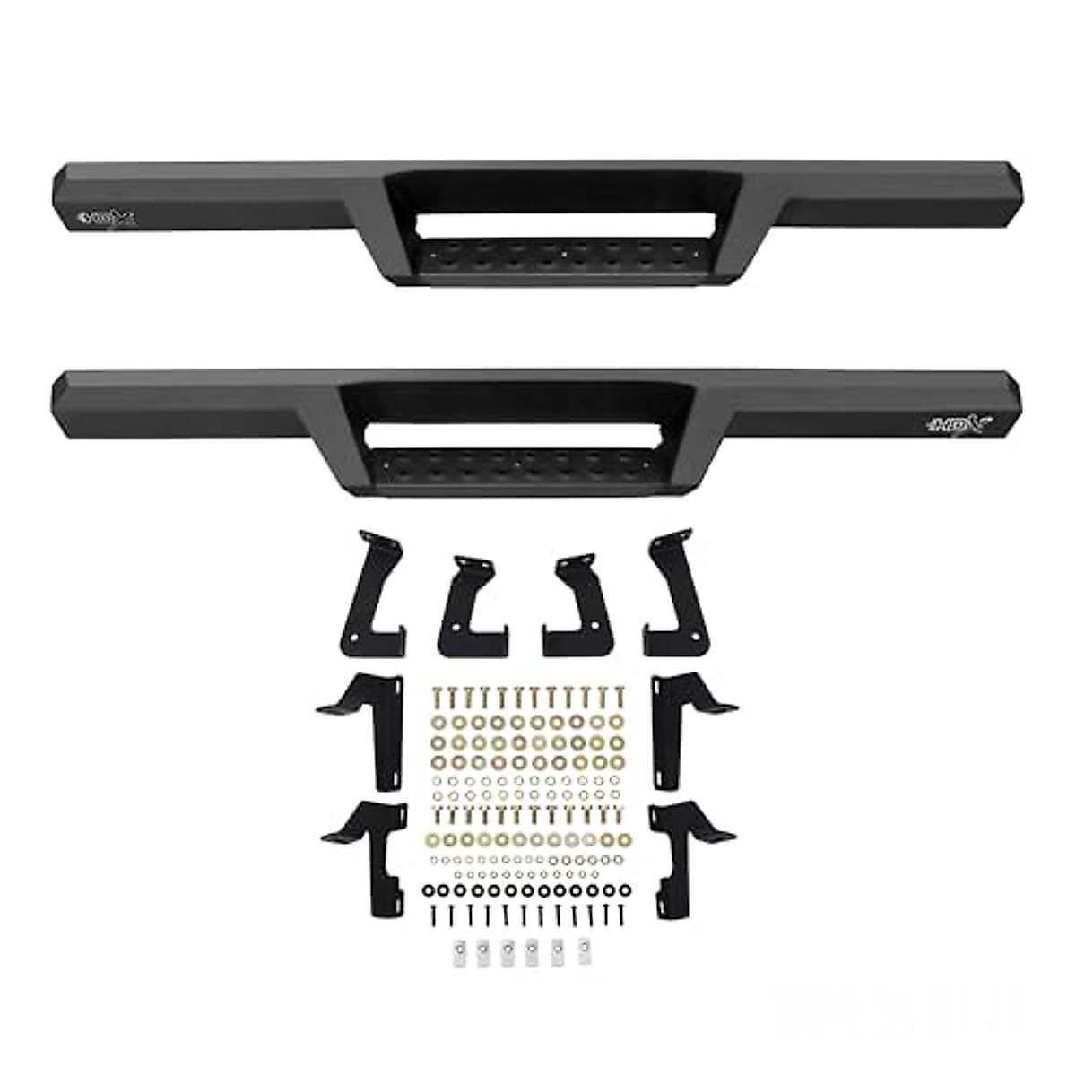 Westin 56-14055 HDX Drop Nerf Step Bars fits 2018-2023 Wrangler JL 2dr Textured Black 1 Pair