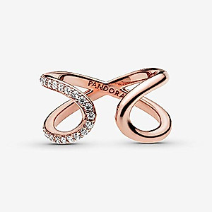 Pandora womens Base Metal Not applicable Rings, size 56, Metal