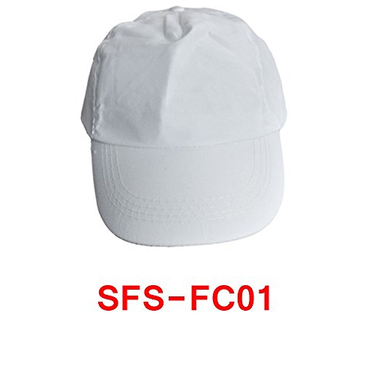 3 Pcs. CAP WHITE Fabric POLYESTER Embroidery SUBLIMATION HEAT TRANSFER ADJUSTABLE HAT BLANK PLAIN