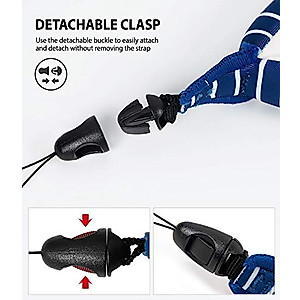 Ringke Waterproof Float Strap (2 Pack), Underwater Floating Strap, Wristband, Hand Grip, Lanyard Compatible with Camera, Phone, Key and Sunglasses (Palm Leaves & Navy Stripes)