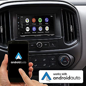 BOSS Audio Systems BVCP9700A Car Audio Stereo System - Apple CarPlay, Android Auto, 7 Inch Double Din, Touchscreen, Bluetooth Audio and Calling Head Unit, Radio Receiver, No CD Player, for Amplifier