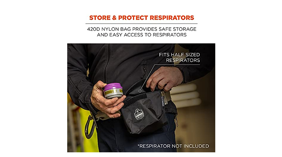 Ergodyne Carry Pouch for Half Mask Respirators