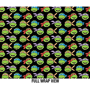 Teenage Mutant Ninja Turtles TMNT OFFICIAL Turtle Heads 24 oz Insulated Canteen Water Bottle, Leak Resistant, Vacuum Insulated Stainless Steel with Loop Cap