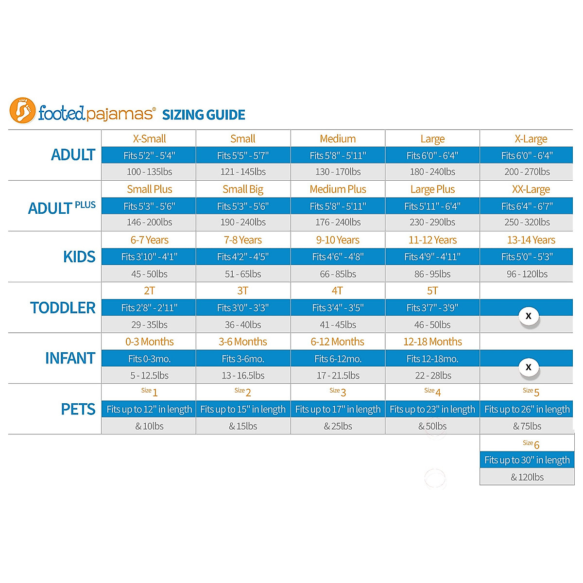 Footed Pajamas - Family Matching Chocolate Brown Hoodie One Pieces for Boys, Girls, Men, Women and Pets - Infant - XLarge (Fits 12-18mos.)