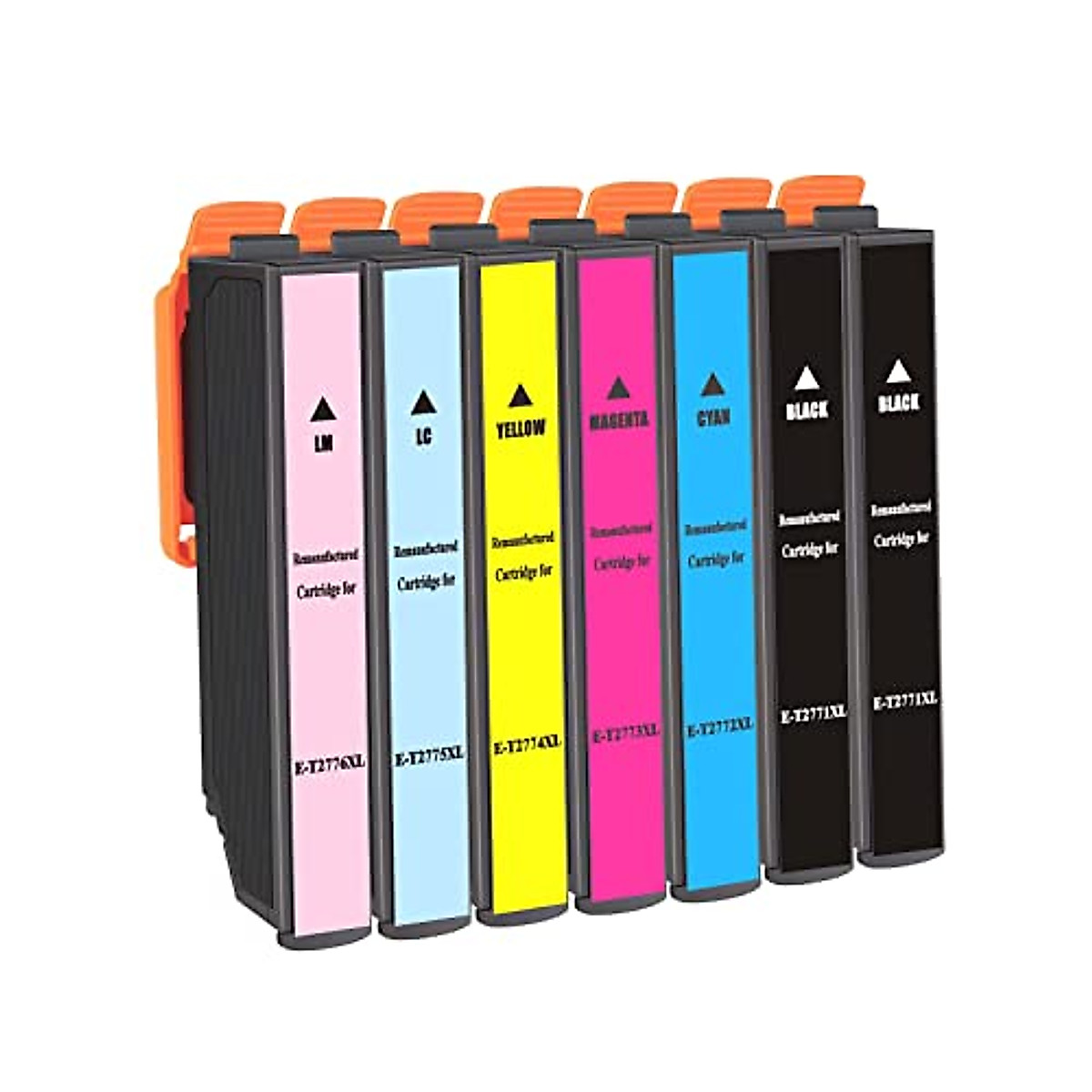 INKWAY Remanufactured Ink Cartridge Replacement for Epson 277XL 277 T277XL to use with XP-960 XP-970 XP-850 XP-860 XP-950 Printer, (2 Black, 1 Cyan, 1 Magenta, 1 Yellow,1 Light Cyan,1 Light Magenta)