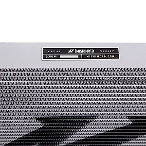 Mishimoto MMTC-F2D-03SL Transmission Cooler Compatible With Ford 6.0 Powerstroke 2003-2007 Silver