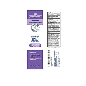Doctor Butler’s Diaper Rash Cream – Maximum Strength Diaper Rash Cream for Baby Providing Fast Relief & Protects Sensitive Skin, Botanically-Derived Ingredients & Free of Irritants (3oz)