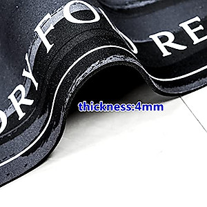 USTIDE 20X59 Non Skid Laundry Room Rug Runner, Black White Stain Resistant Laundry Room Mat Waterproof Floor Mat for Laundry Room Washroom Bathroom