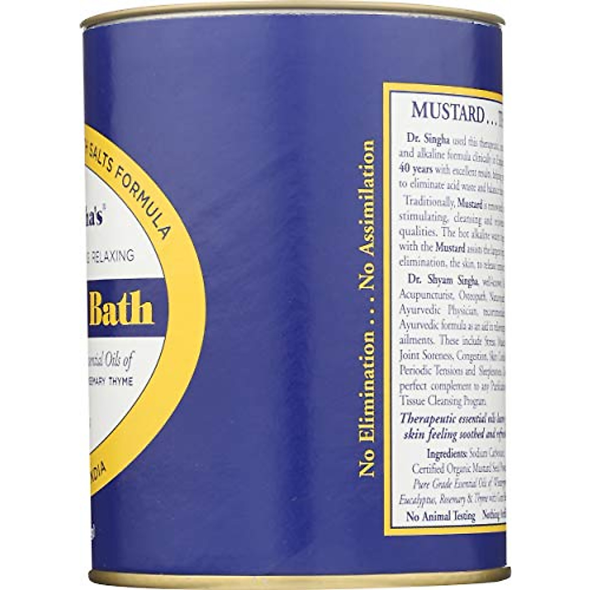 DR SINGHAS Dr Singha's Mustard Bath, 8 OZ