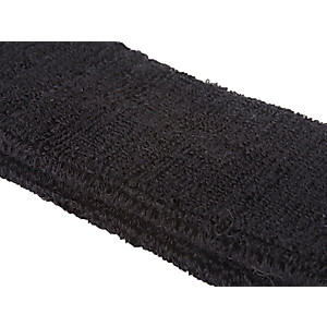 New Single Sports Headband, Black