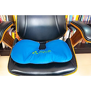 PURAP Coccyx Seat Cushion – Relief from Tailbone, Lower Back, Sciatica, Ischial and Pregnancy Related Pain – for Office Computer Chairs, Cars and Gaming Chairs – Fluid 3D Flotation Technology (Blue)