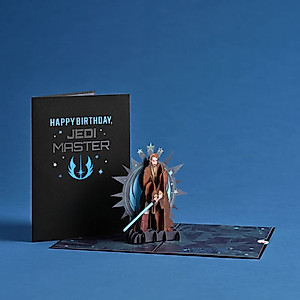 Lovepop Star Wars™ Obi-Wan Kenobi™ Birthday Pop-up – Birthday Card – Handcrafted 3D Pop-Up Greeting Card – Birthday Card, 5 x 7”