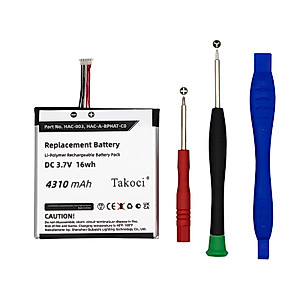 Gikysuiz Replacement Battery HAC-003 Compatible with Nintendo Switch Game Console (2017) HAC-001 4310mAh Battery with DIY Repair Tool Kit