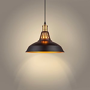 Pendant Lights, Industrial Pendant Light, Kitchen Pendant Light, Farmhouse Pendant Light, Pendant Lights Kitchen Island, Black Pendant Light, Black and Gold Pendant Light, Pendant Lighting, 1 Pack