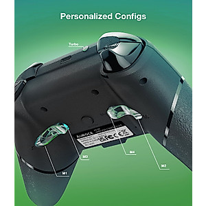 ASUSPORACE AUROCE Wireless Controller for PS4 Pro/Slim/PC, PS4 Controller Pro Gamepad with ALPS Joystick Hall Trigger Dual Vibration Mapping Button, Substitute for PlayStation 4 DualShock 4[1 Pcs]