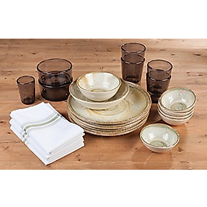 Carlisle FoodService Products GA5501270 Gathering Melamine Dip/Salsa Bowl, 6 oz., 4.5", Adobe (Pack of 12)