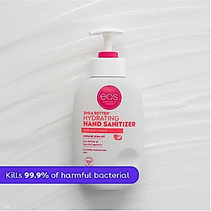 eos Shea Better Hand Sanitizer- Coconut Waters, Kills 99.9% of Harmful Bacteria, Instantly Moisturizes, 8 fl oz