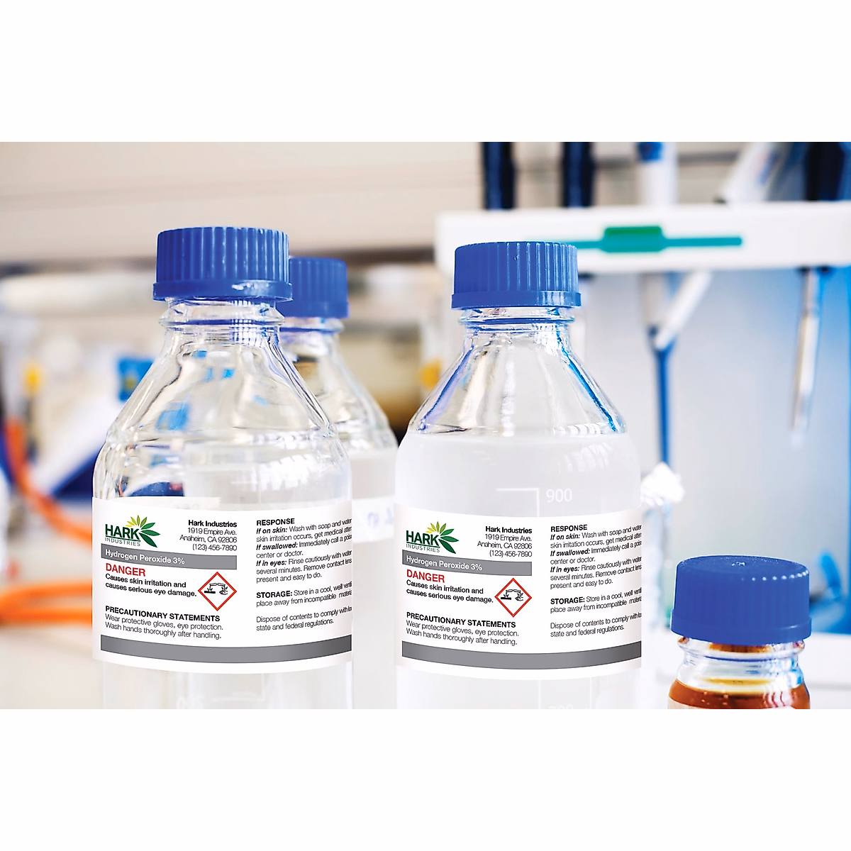 Avery UltraDuty GHS Chemical Labels for Pigment Inkjet Printers, Waterproof, UV Resistant, 2x4,500Pk (60525)