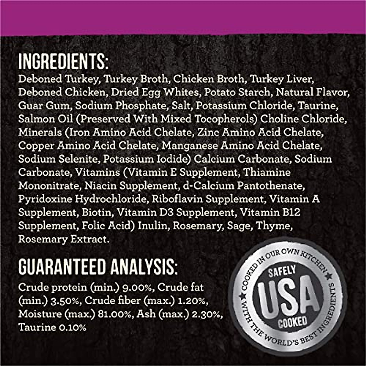 Merrick Backcountry Grain Free Wet Cat Food Real Turkey Recipe Cuts in Gravy - (24) 3 oz. Pouches